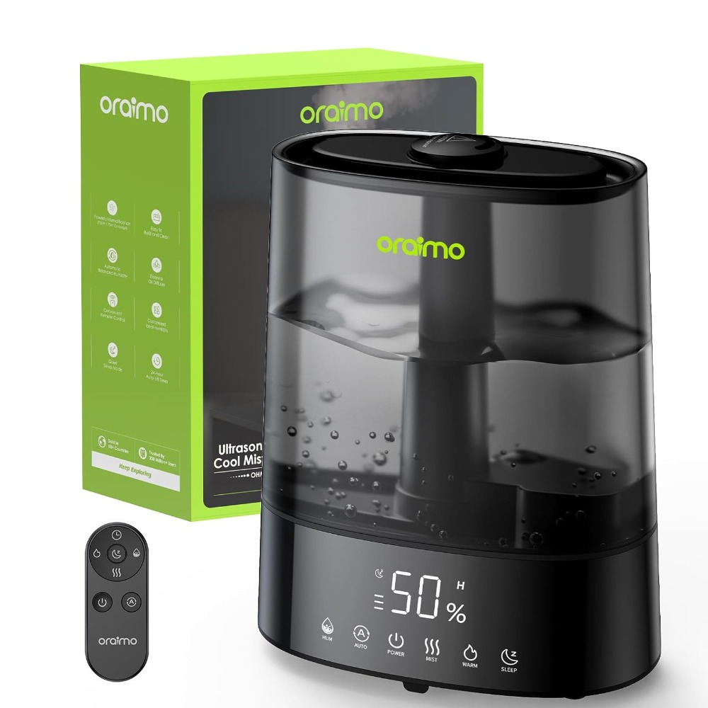 New ORAIMO ULTRASONIC WARM & COOL MIST 6L HUMIDIFIER OHM-H01 - Own4Less